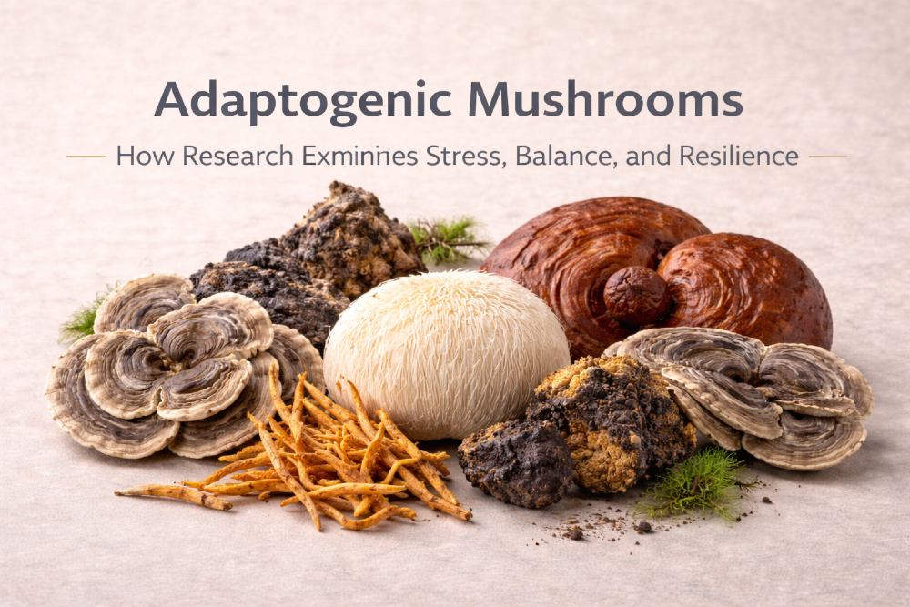 Adaptogenic Mushrooms Explained: What Research Explores – Me First Living