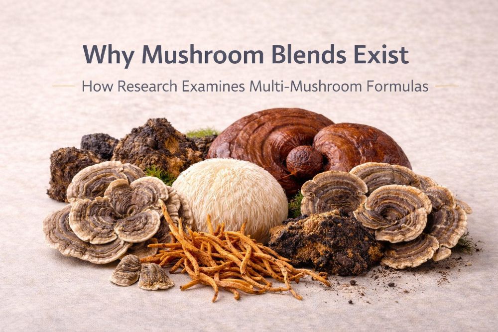 Why Mushroom Blends Exist: A Research Perspective – Me First Living